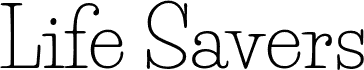 Life Savers Bold font | Fonts2u.com