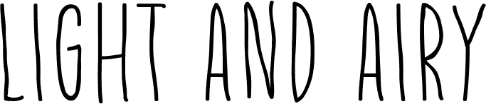 Light And Airy font | Fonts2u.com