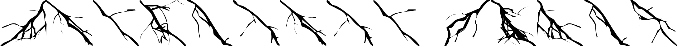 Lightning Bolts font