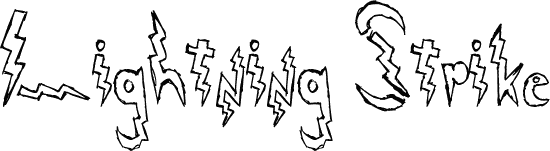 Lightning Strike font | Fonts2u.com