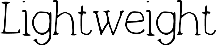 Lightweight font | Fonts2u.com