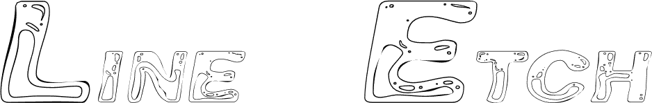 Line Etch font | Fonts2u.com