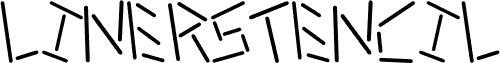 linerstencil bold font | Fonts2u.com