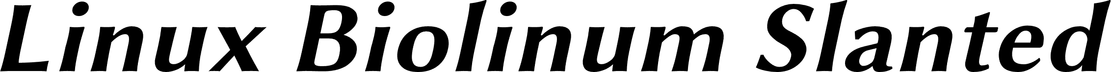 Linux Biolinum Slanted Bold font | Fonts2u.com