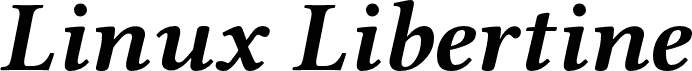 Linux Libertine 字体