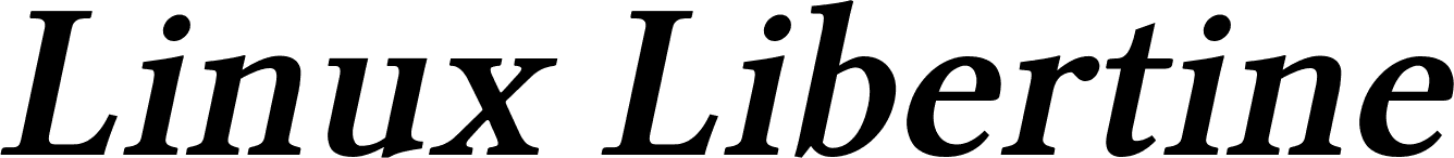 Linux Libertine Slanted Semibold font | Fonts2u.com