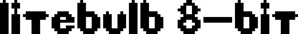 Litebulb 8-bit Regular font