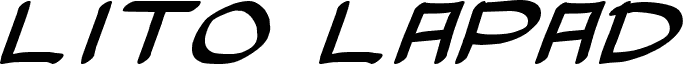 Lito Lapad Bold Font Fonts2u