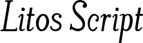 LitosScript font | Fonts2u.com