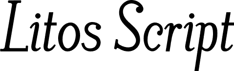 LitosScript-SemiBoldItalic font | Fonts2u.com