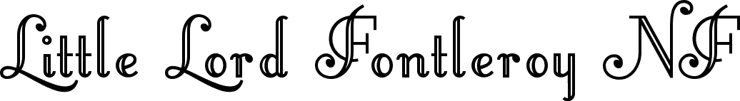 Little Lord Fontleroy NF font | Fonts2u.com