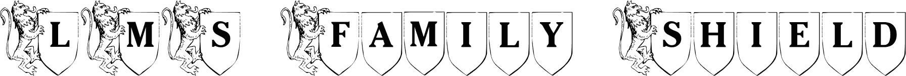 LMS Family Shield font | Fonts2u.com