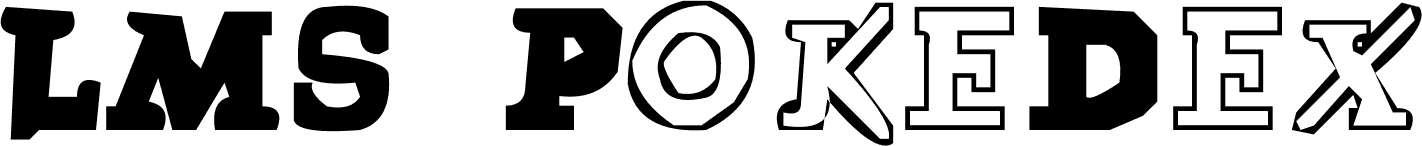 LMS PokeDex font