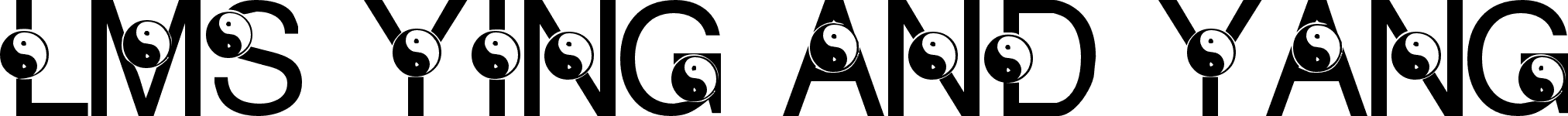 LMS Ying & Yang font | Fonts2u.com