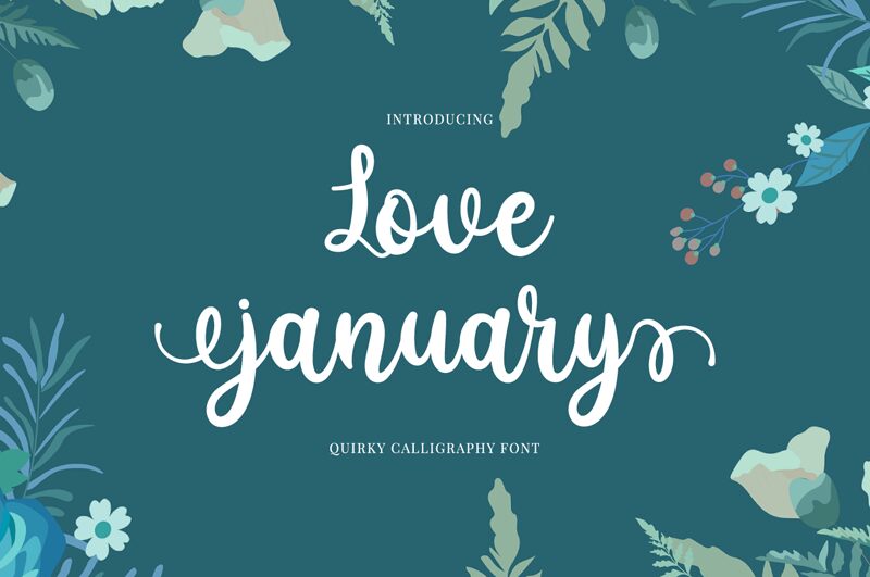 Love January font | Fonts2u.com