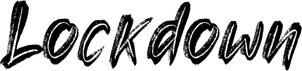 Lockdown demo font | Fonts2u.com