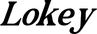 Lokey font
