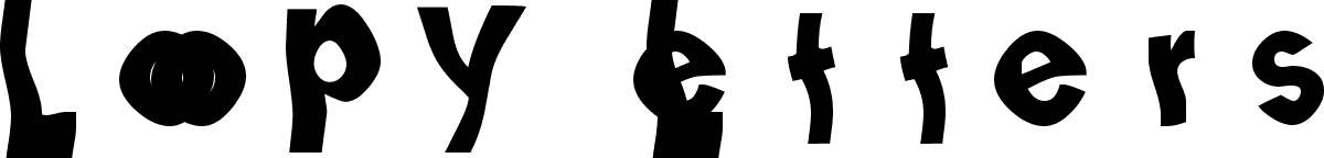Loopy Letters font | Fonts2u.com