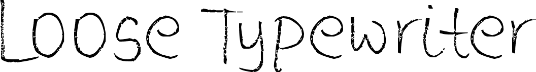 Loose Typewriter font | Fonts2u.com