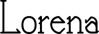 Lorena Bold font | Fonts2u.com