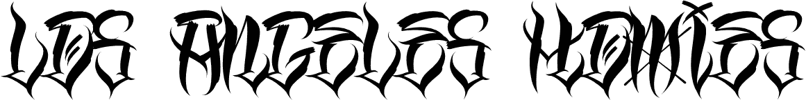 Los Angeles Homies font | Fonts2u.com