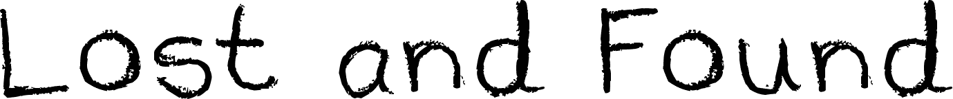 Lost and Found font | Fonts2u.com