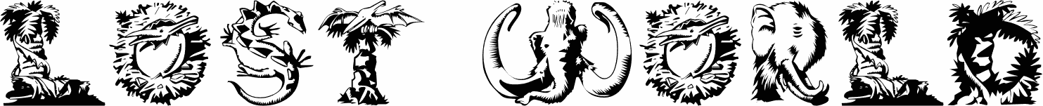 Lost World font