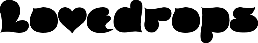 Lovedrops font