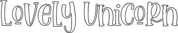 Lovely Unicorn Regular font | Fonts2u.com