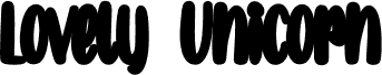 Lovely Unicorn Outline font | Fonts2u.com