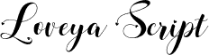Loveya Script Italic Regular font | Fonts2u.com