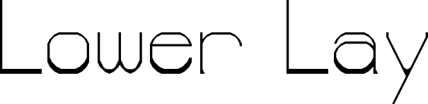 lower-lay Regular font | Fonts2u.com