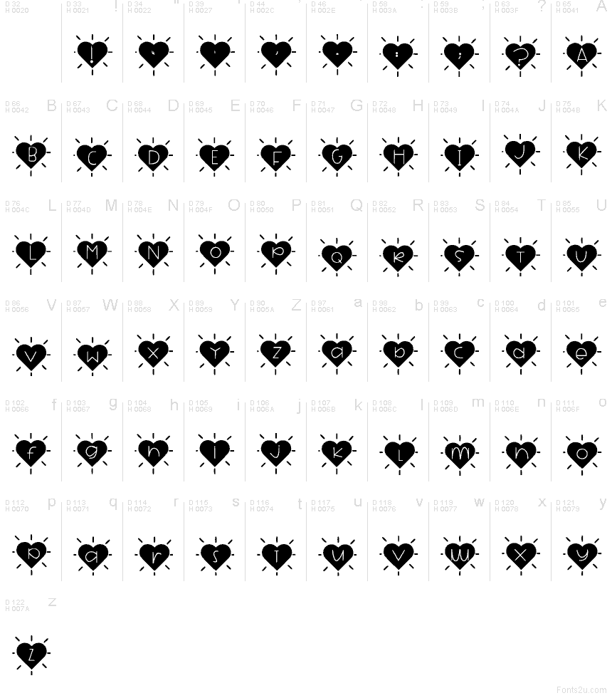 Love Doodle Regular font | Fonts2u.com