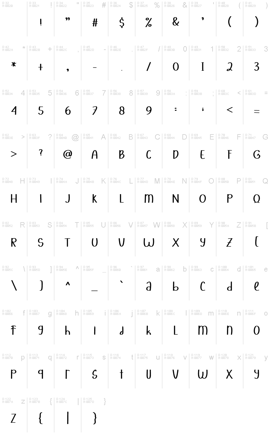 Love Me font | Fonts2u.com