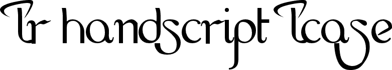 LR HandScript LCase font | Fonts2u.com