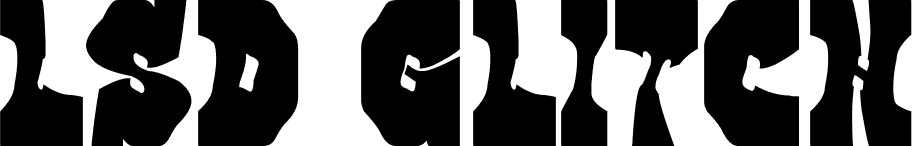 LSD GLITCH font | Fonts2u.com