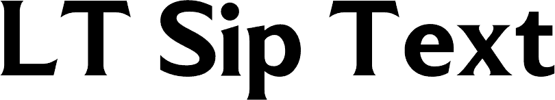 LT Sip Text Black font | Fonts2u.com