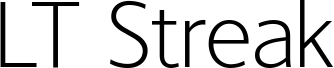 LT Streak Extra Light font | Fonts2u.com