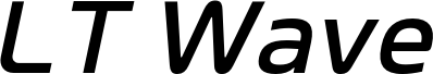 LT Wave Text Italic 字体 | Fonts2u.com