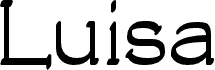 Luisa Bold Italic font | Fonts2u.com