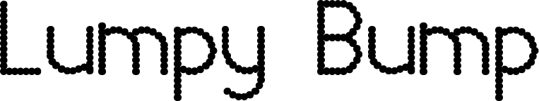 Lumpy Bump font | Fonts2u.com