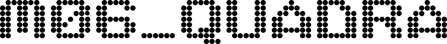 M06_QUADRA font | Fonts2u.com