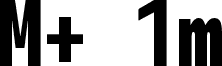 M+ 1m regular font