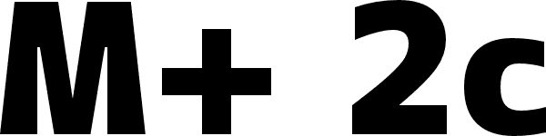 M+ 2c black フォント | Fonts2u.com