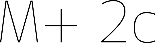 M+ 2c thin font | Fonts2u.com