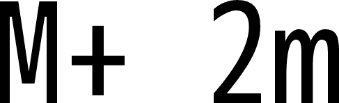 M+ 2m regular font