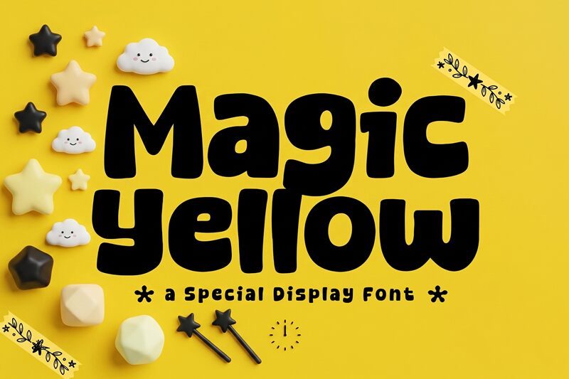 Magic Yellow font