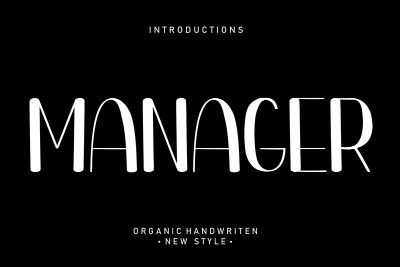Manager písmo | Fonts2u.com