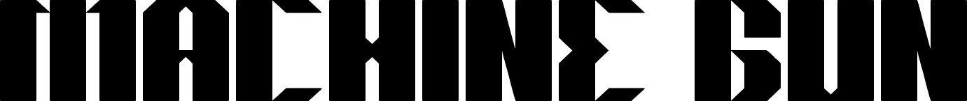 MACHINE GUN font | Fonts2u.com