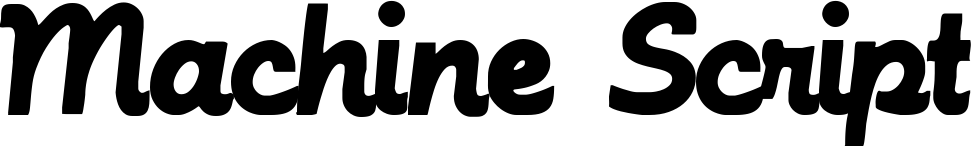 MachineScript font | Fonts2u.com